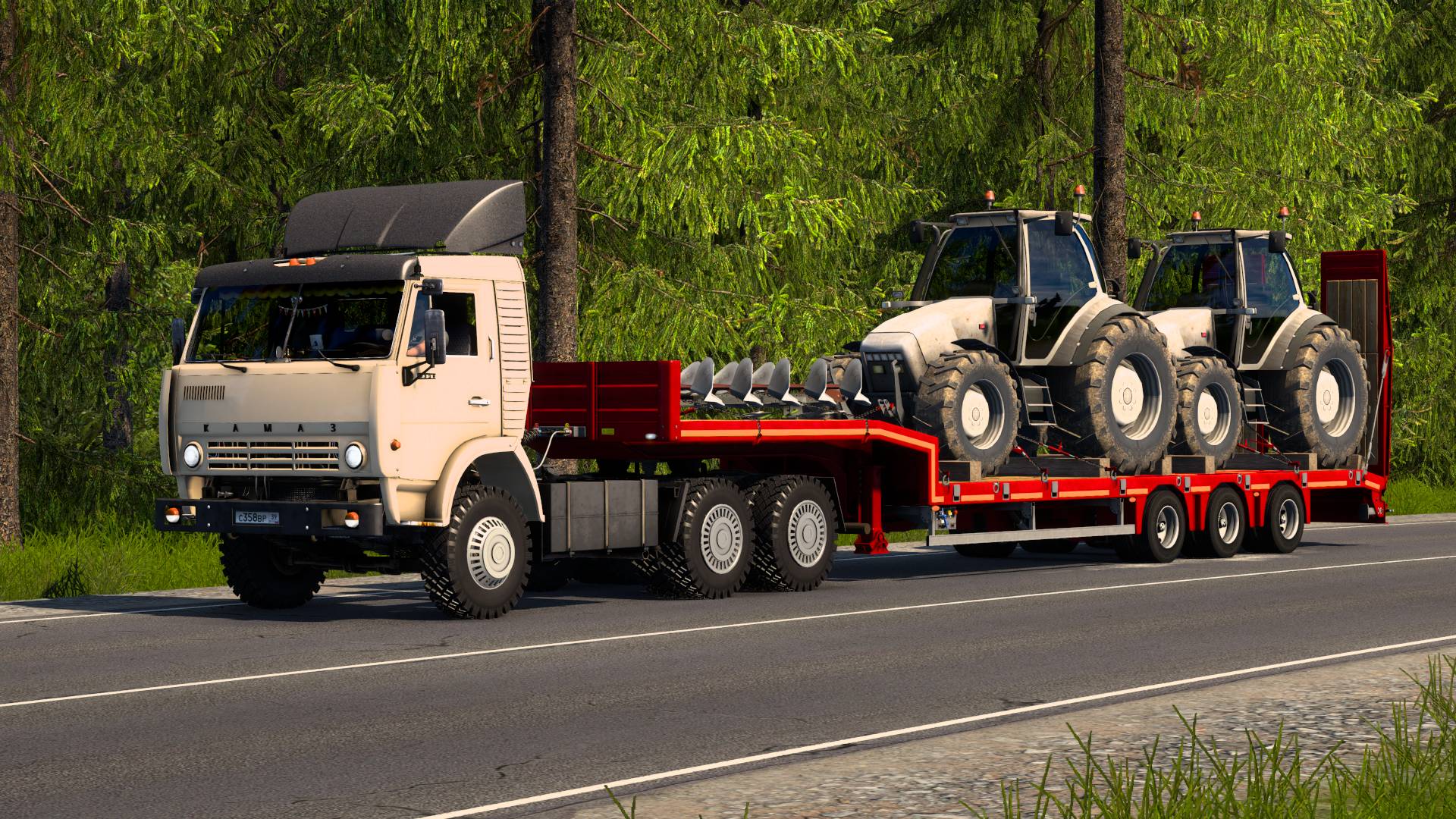 ПО РОССИИ НА КАМАЗЕ #8 |РЕЙС АЛАКУРТТИ - ЗЕЛЕНОБОРСКИЙ | Euro Truck Simulator 2