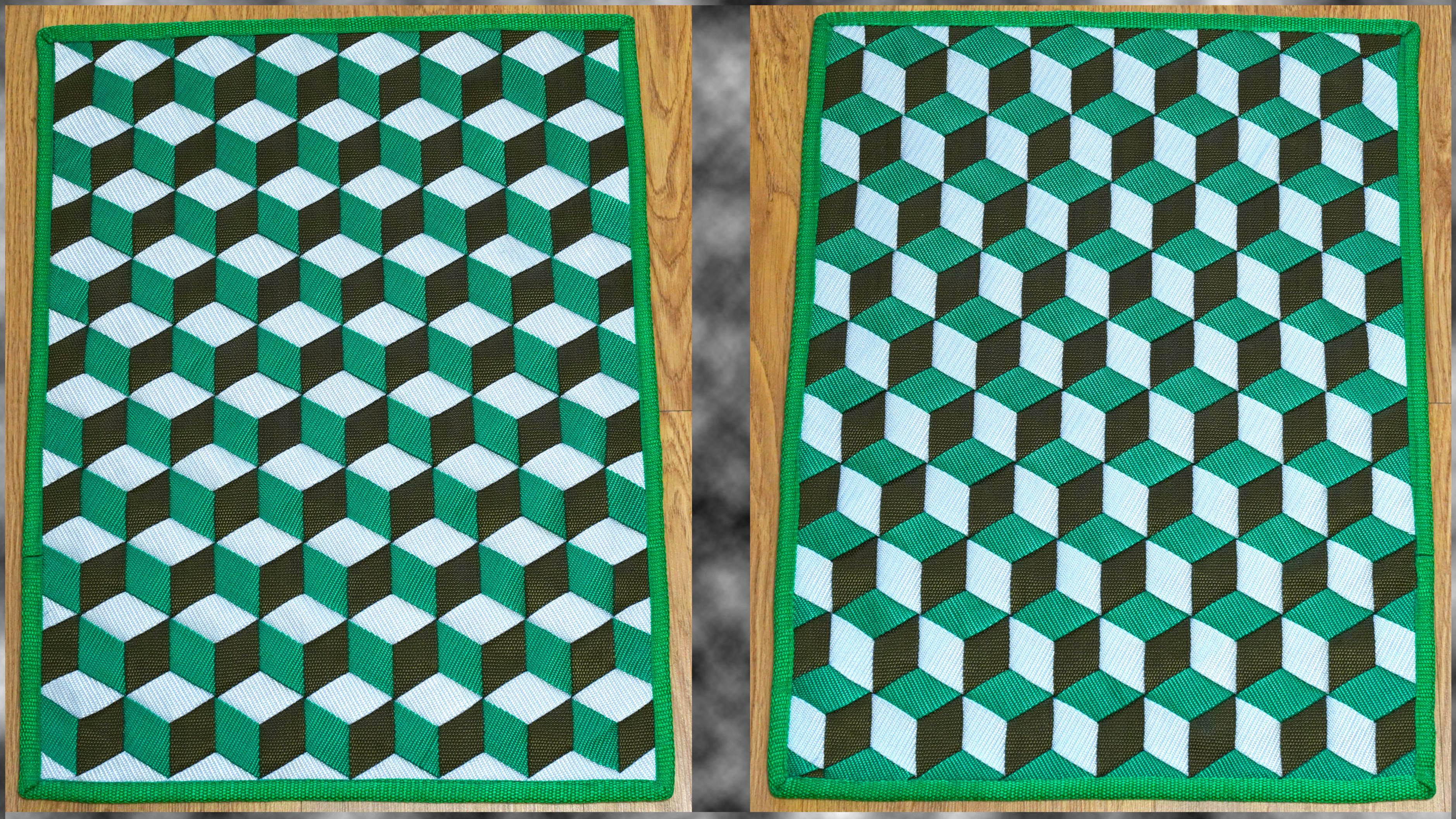 Коврик из стропы. Как сделать коврик из ременной ленты.