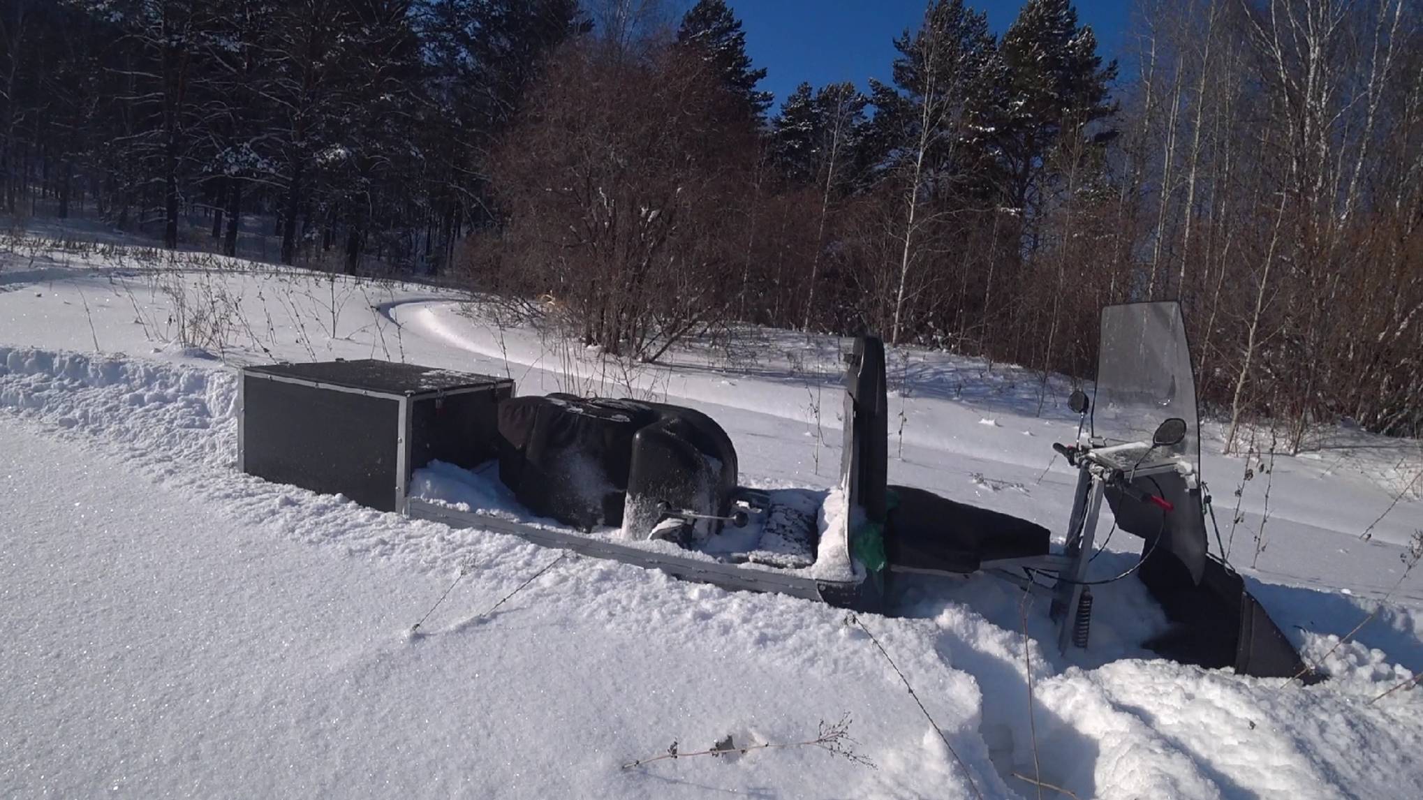 Ураган Тайга 2000. Прокатился за "шпротами" в глухозимье после обильных снегопадов.
