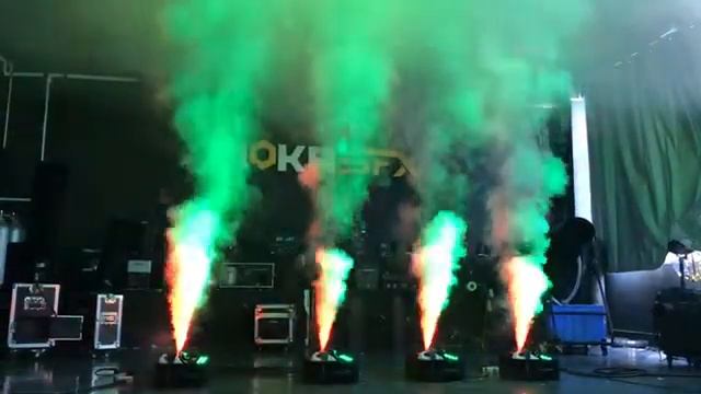 Вертикальные дымовые пушки
H-F01 Super Jet Fog Machine _ LED Vertical Smoke Machine