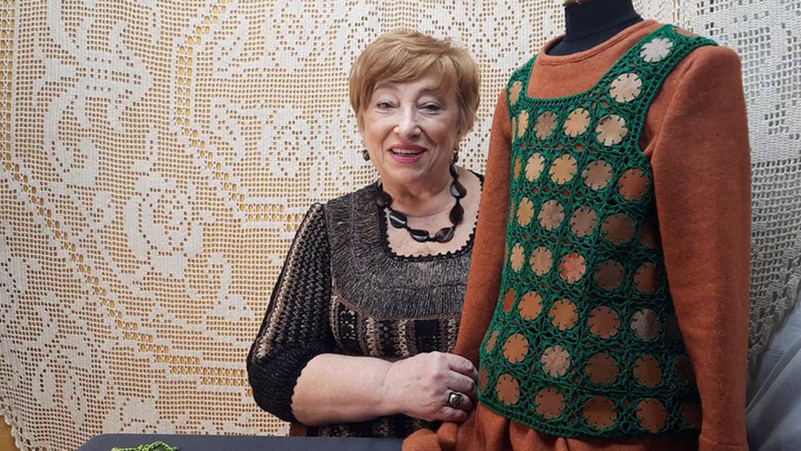 Жилет из кожи "Чечевичка". Мастер-класс по вязанию крючком от О. С. Литвиной.