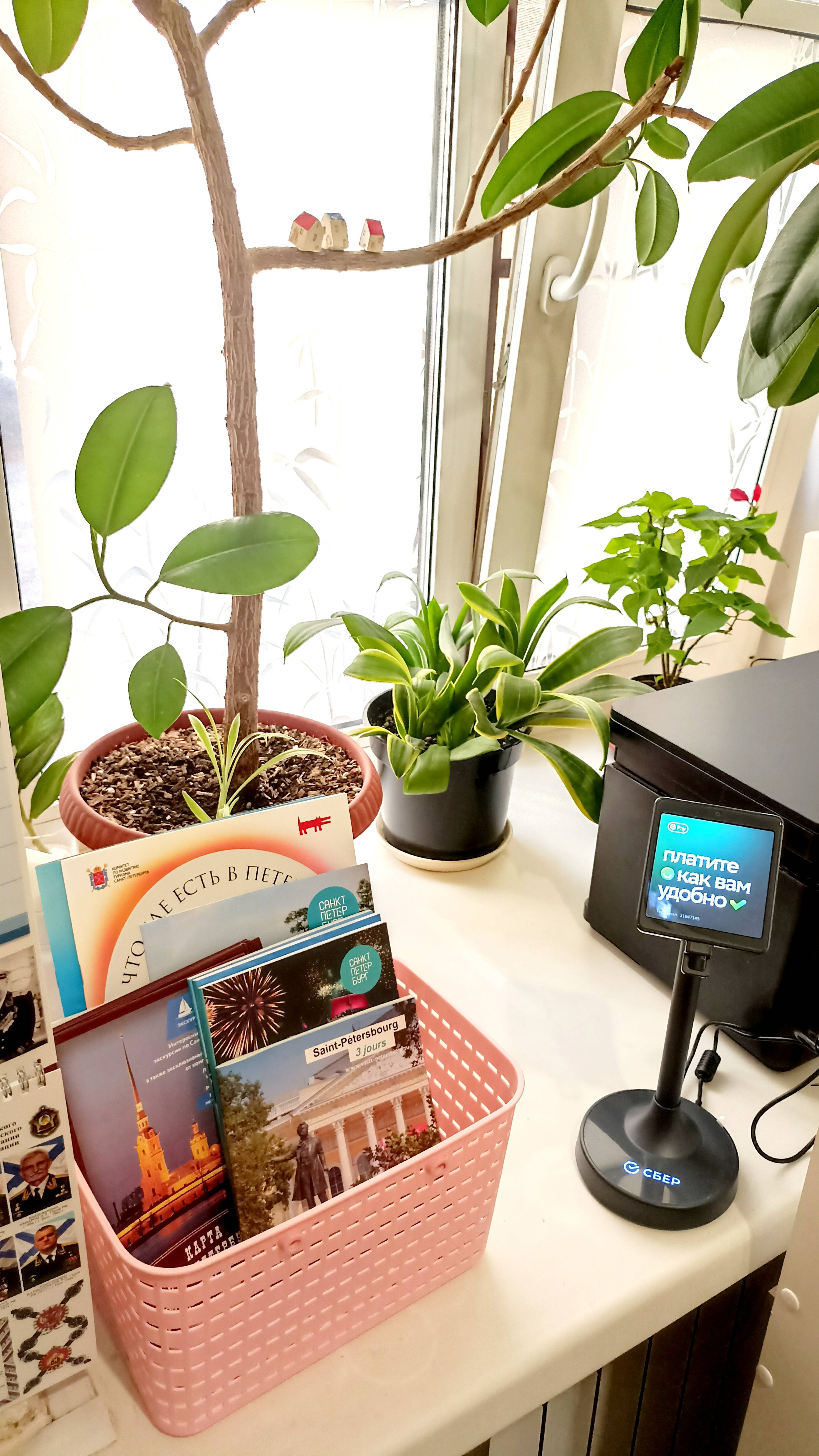 Ресепшн и мини-кухня отеля Тихий дворик.