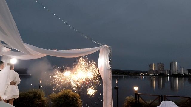 Салют Ты и я  с воды