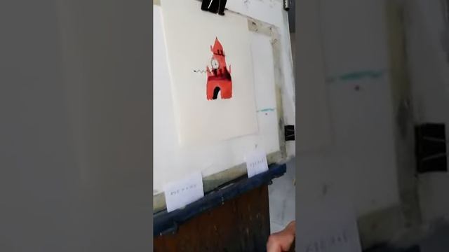 Акварельная игра Эдиндыгомба. Рисует Александр Воцмуш (вертикальное видео)