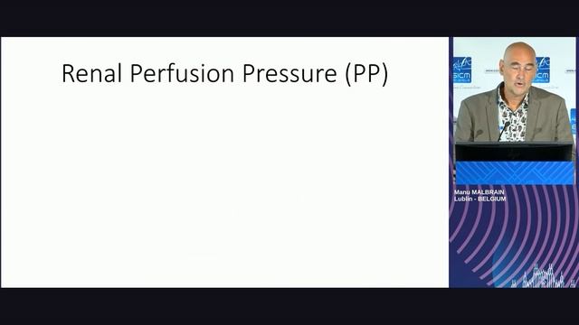 Perioperative pathophysiology of Renal dysfunction Manu Malbrain 2023