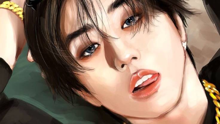 Han of Stray Kids "Hold my hand" ✨🎶🎵🌹🌺💗💕💛🐿💞💝🔥🎤