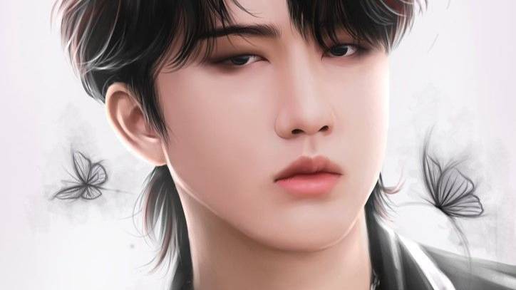 Changbin of Stray kids "Ultra"💙🎶✨🎧🎤🎵🐷🔥💞💕