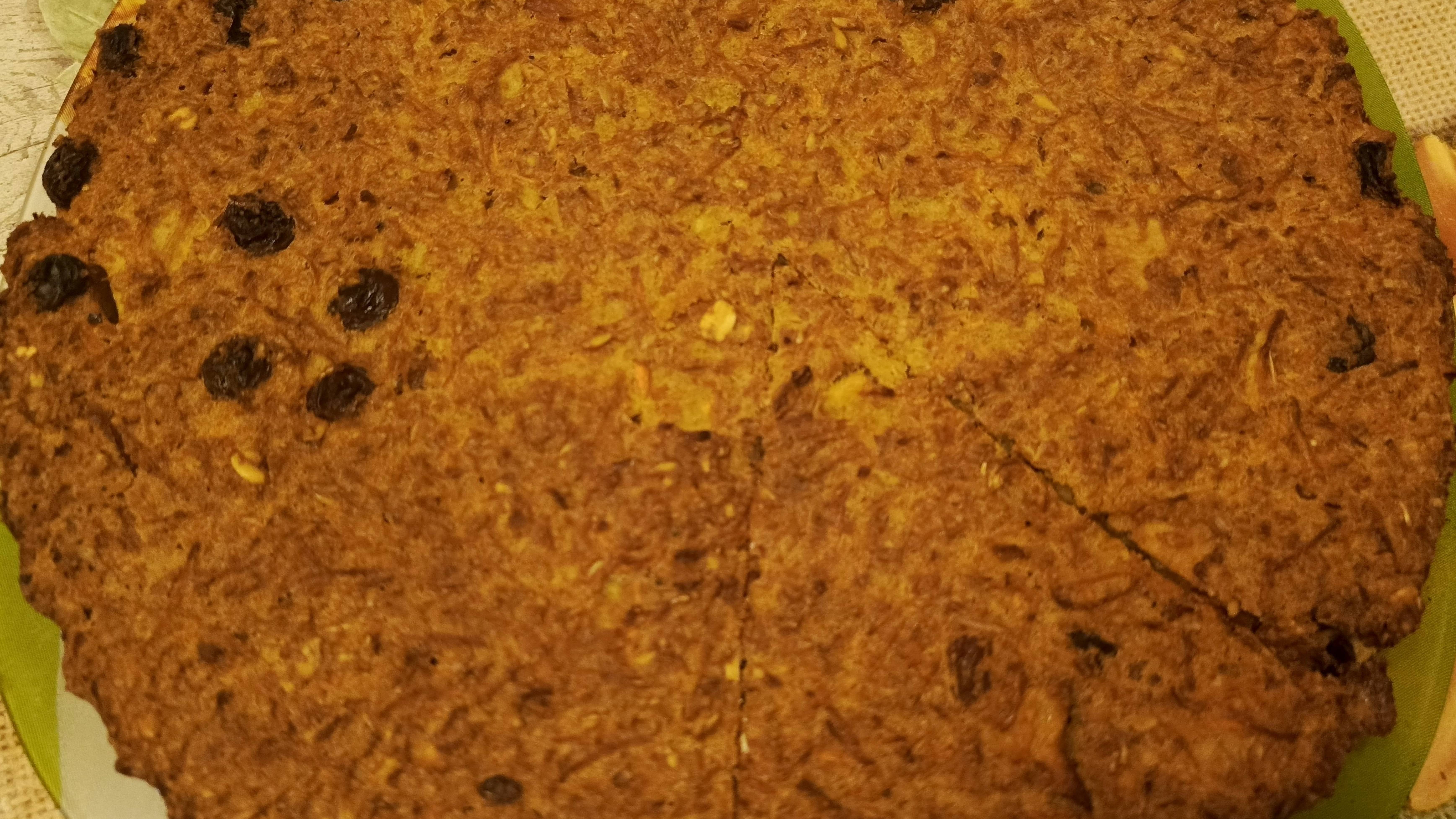 ПИРОГ К ЧАЮ ИЗ ОВСЯНЫХ ХЛОПЬЕВ БЕЗ МУКИ