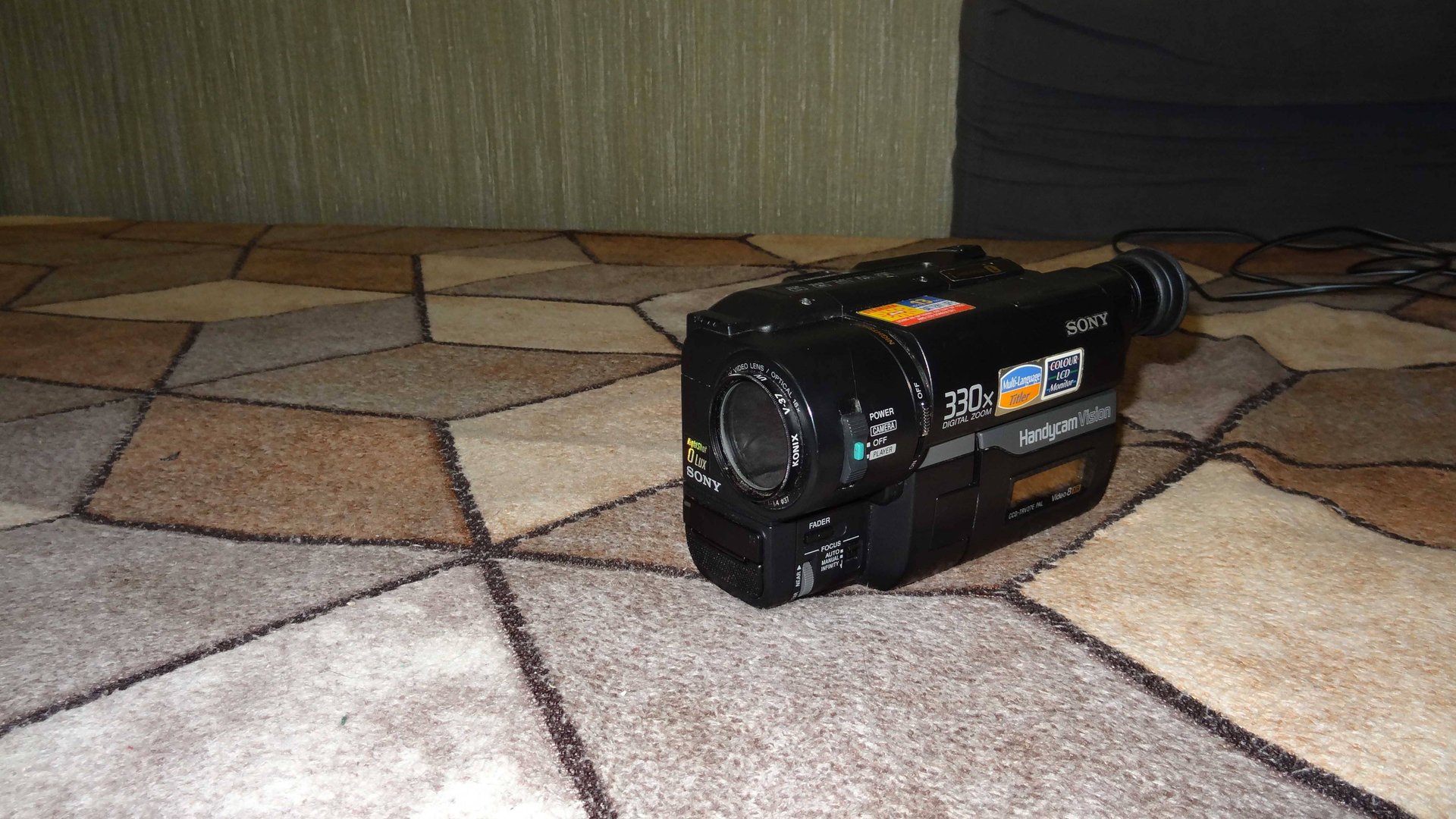 Обзор кассетной камеры Sony