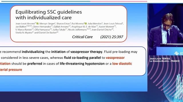 Practical approach to vasopressor use Jean-Louis Teboul ESICM 2024