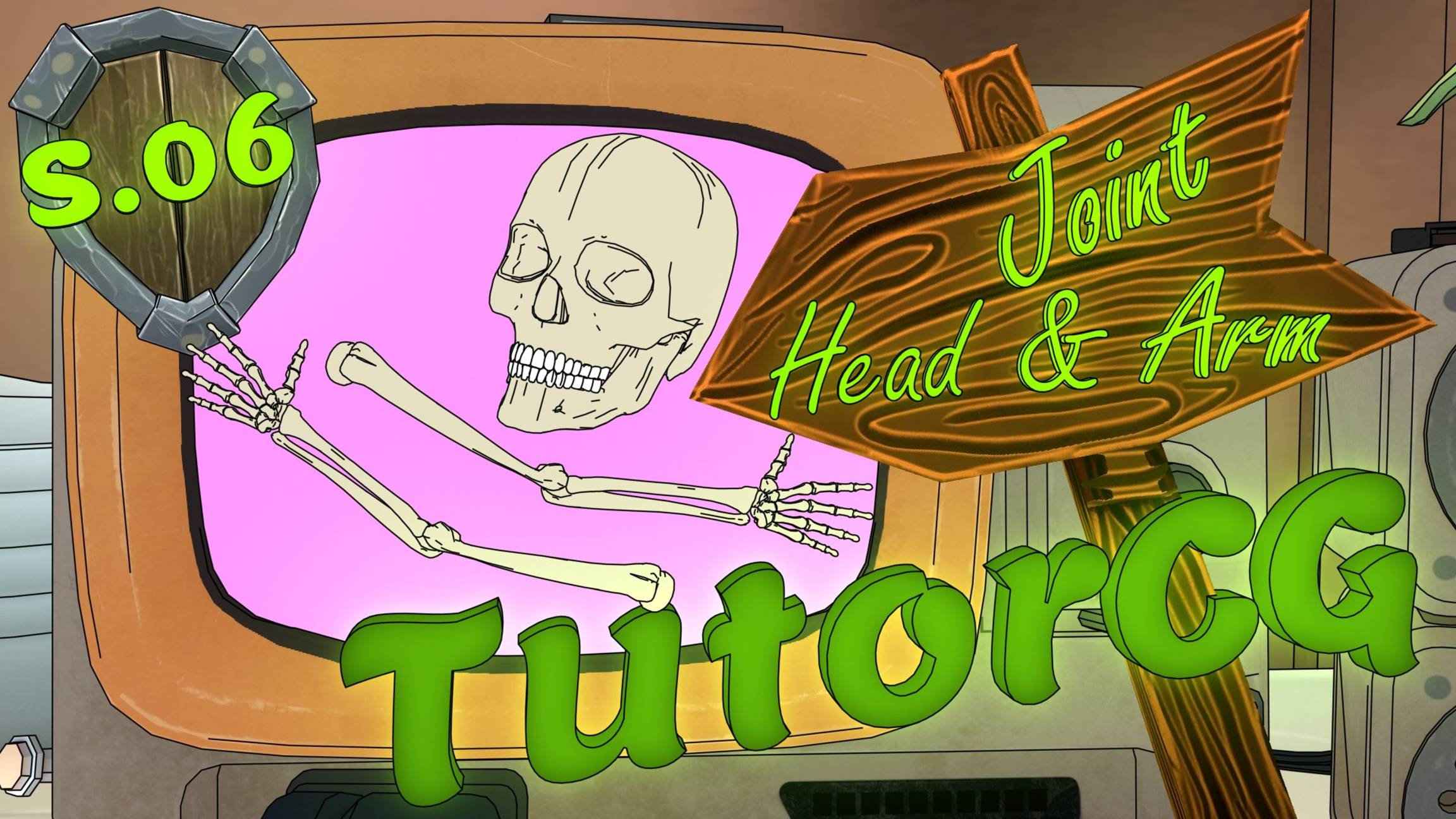 Autodesk Maya: курс -Bind Skin- (S.06) Расположение суставов для Головы и Рук