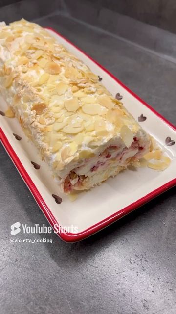 Меренговый рулет😋