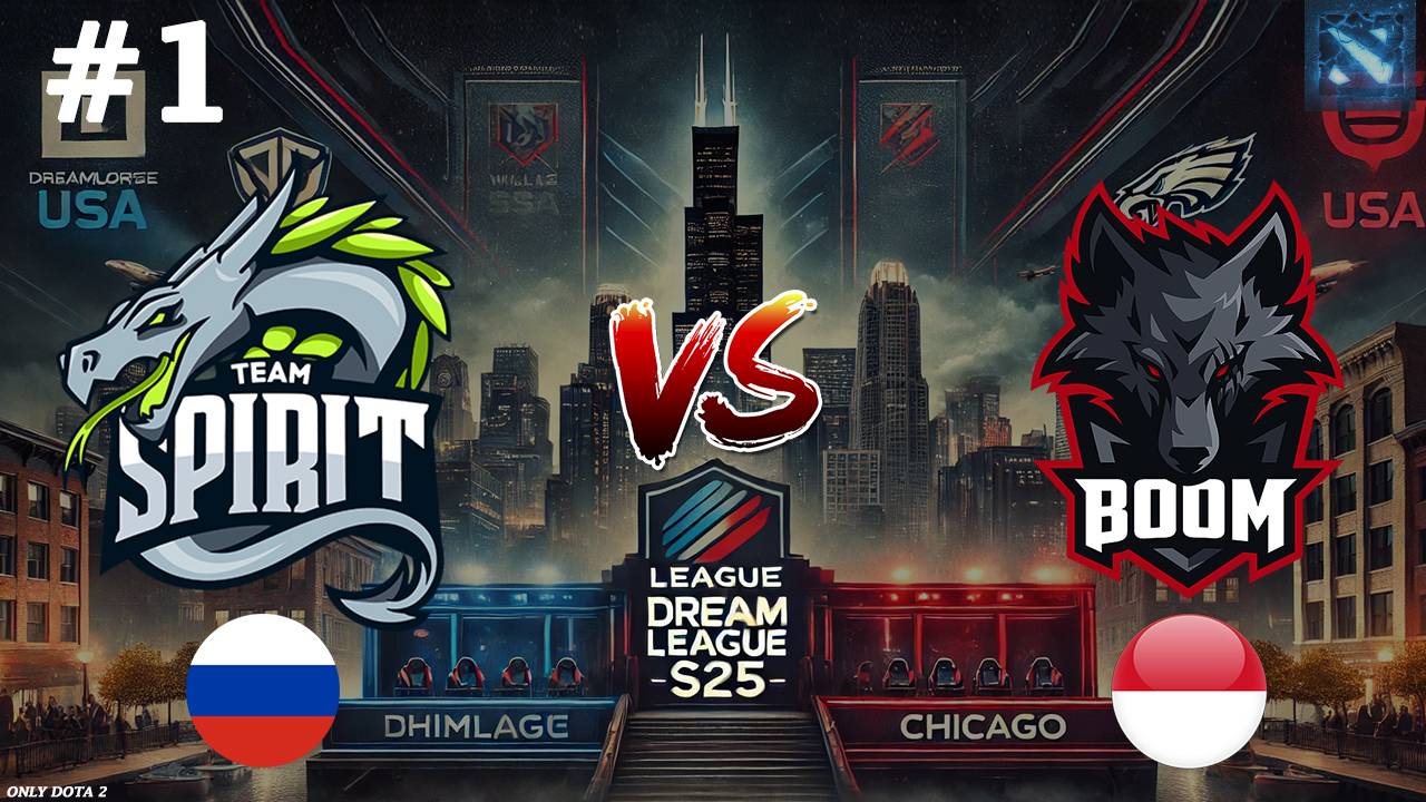 ЯТОРО ПОКАЗАЛ СВОЮ УРСУ ФИЛИППИНЦАМ! | Spirit vs Boom #1 (BO2) DreamLeague S25