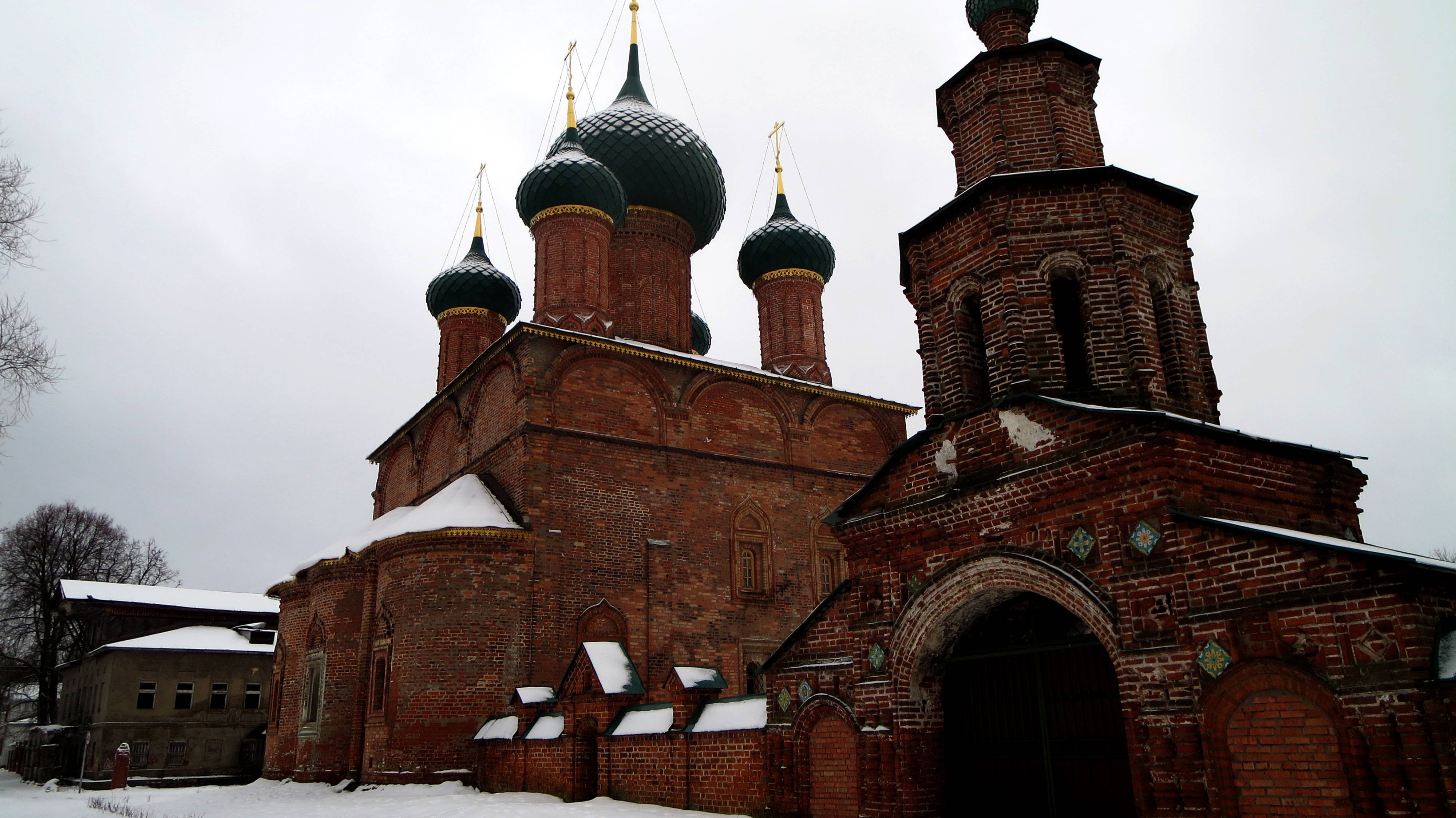 Ностальгия по снегу. Ярославль. Церковь в Коровниках. Новогоднее путешествие по северным городам.