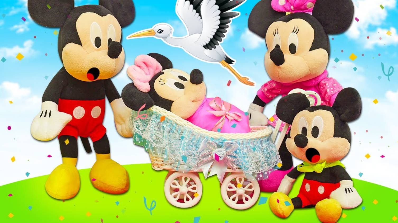 Маус заботится о своей сестричке! ❤️ Игрушки для малышей Микки Маус и игры для детей