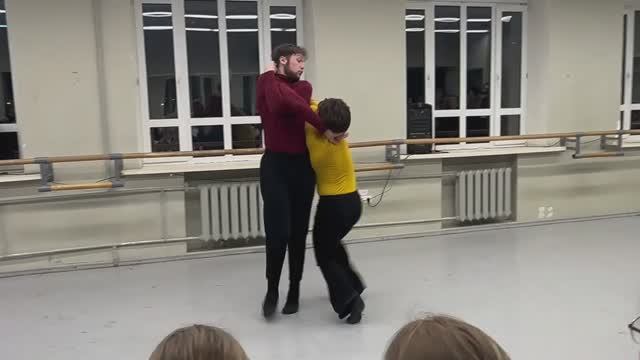 Шуточная хореографическая сценка «Полька-лабиринт» – Егор Нагорняк & Илья Земляк | Второе исполнение