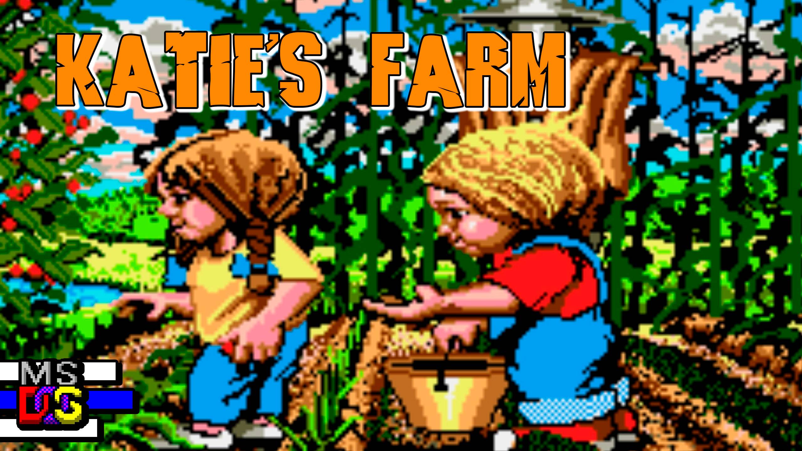 (PC/DOS) KATIE'S FARM | ПОЛНОЕ ПРОХОЖДЕНИЕ БЕЗ КОММЕНТАРИЕВ | ИГРА ДЛЯ ДЕТЕЙ