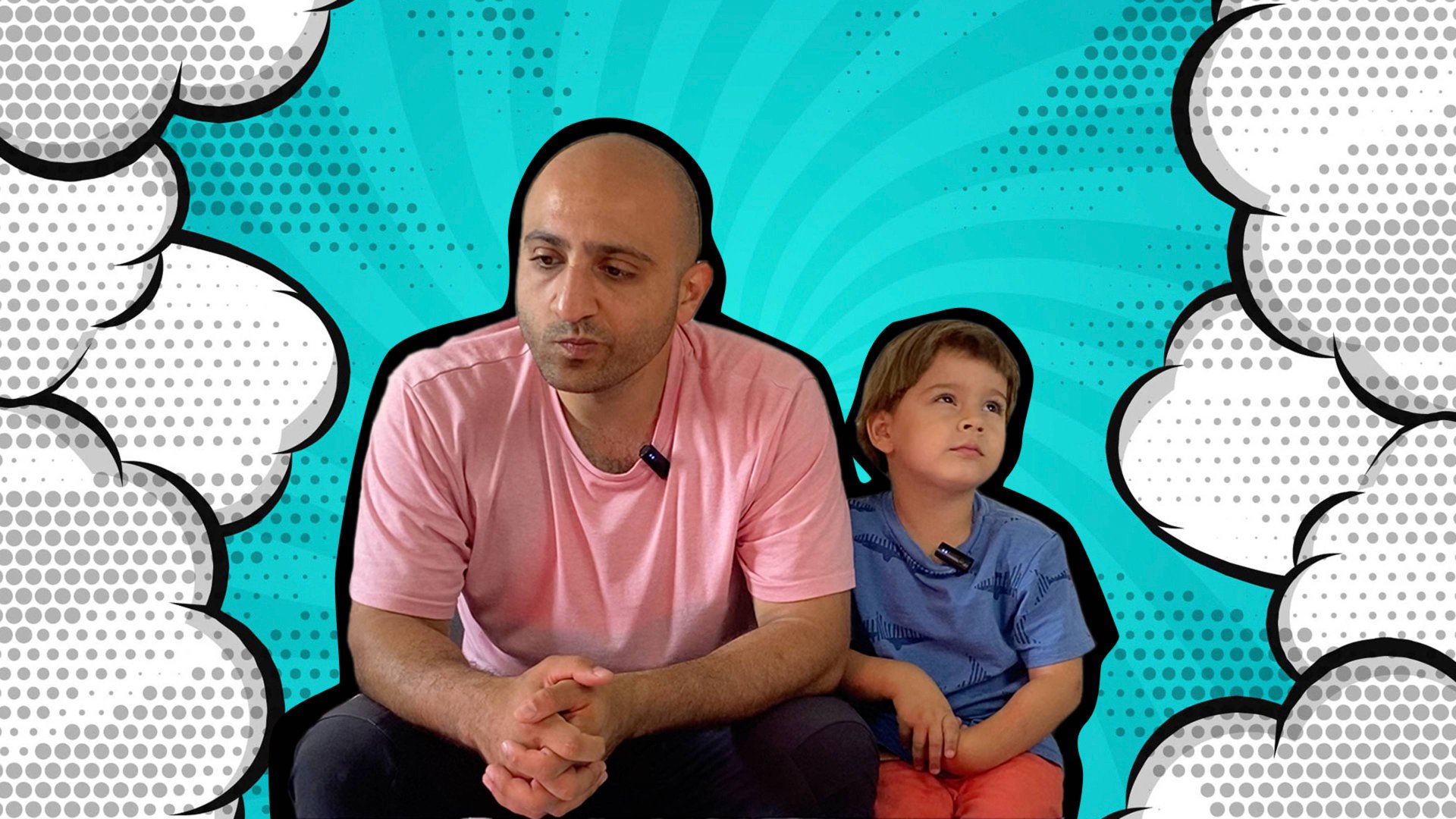 Большой Э и челлендж с папой