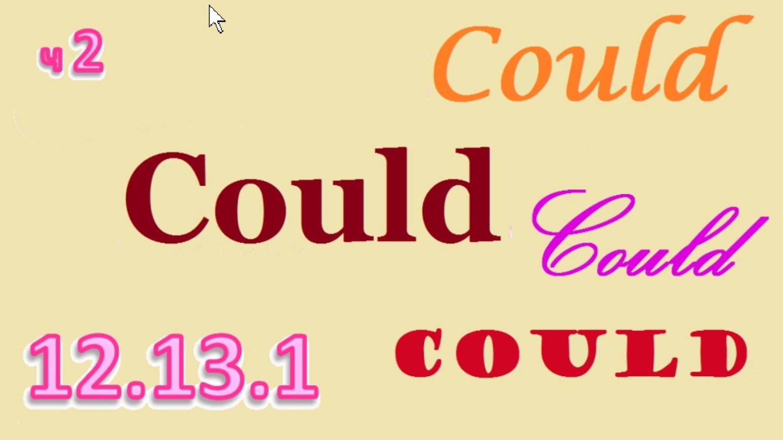 Английский ТРЕНАЖЕР 12.13.1 РАЗГОВОР О ЕДЕ. Глагол Could. Вопрос. Расширение. Часть 2