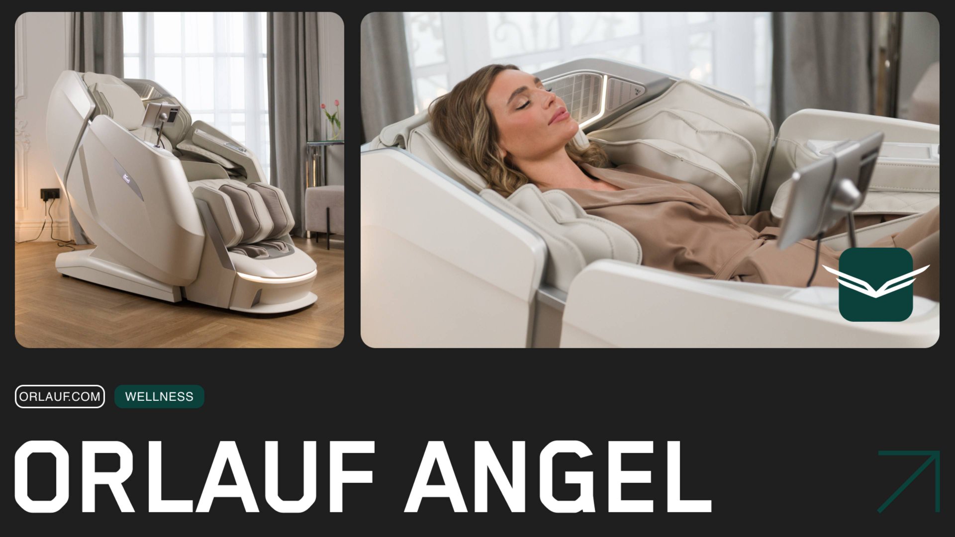 Orlauf Angel – массажное кресло премиум-класса с революционной системой DualGleit!