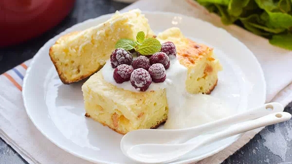 🥥Творожно-кокосовая запеканка