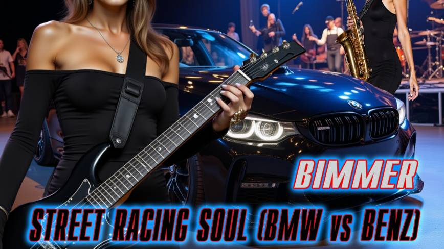 БЕЗУМНЫЕ  шашки Уличные гонки... BIMMER - STREET RACING SOUL (BMW vs BENZ)