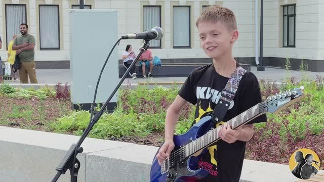 Лев и папа - концерт в Дмитрове (2024.07.19) #cover #Цой #Кино #music (№126)