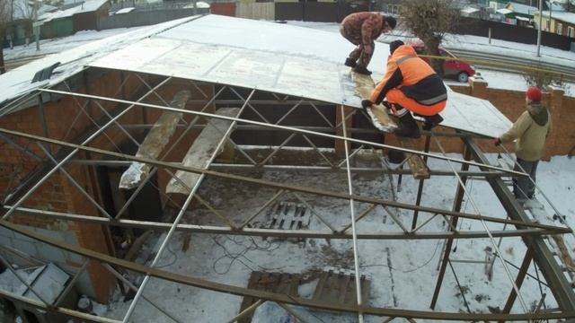 Навес из поликарбоната №6