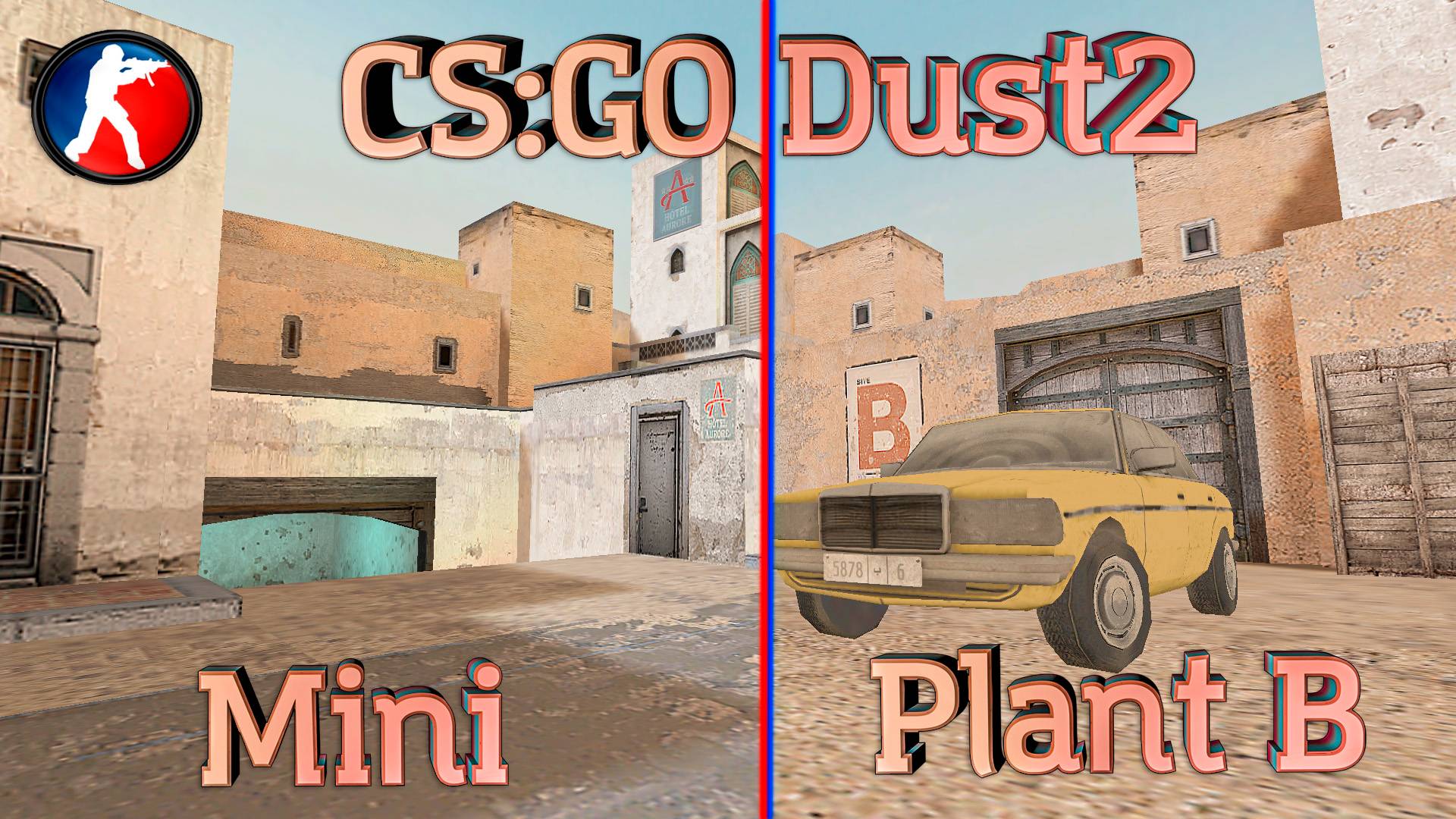 GO Dust 2 mini (gg_csgodust2_mini & gg_csgodust2_plantb)