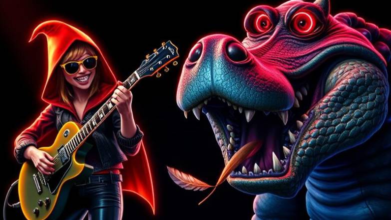 ПЕСНЯ КРАСНОЙ ШАПОЧКИ  - Metal Suno AI Cover