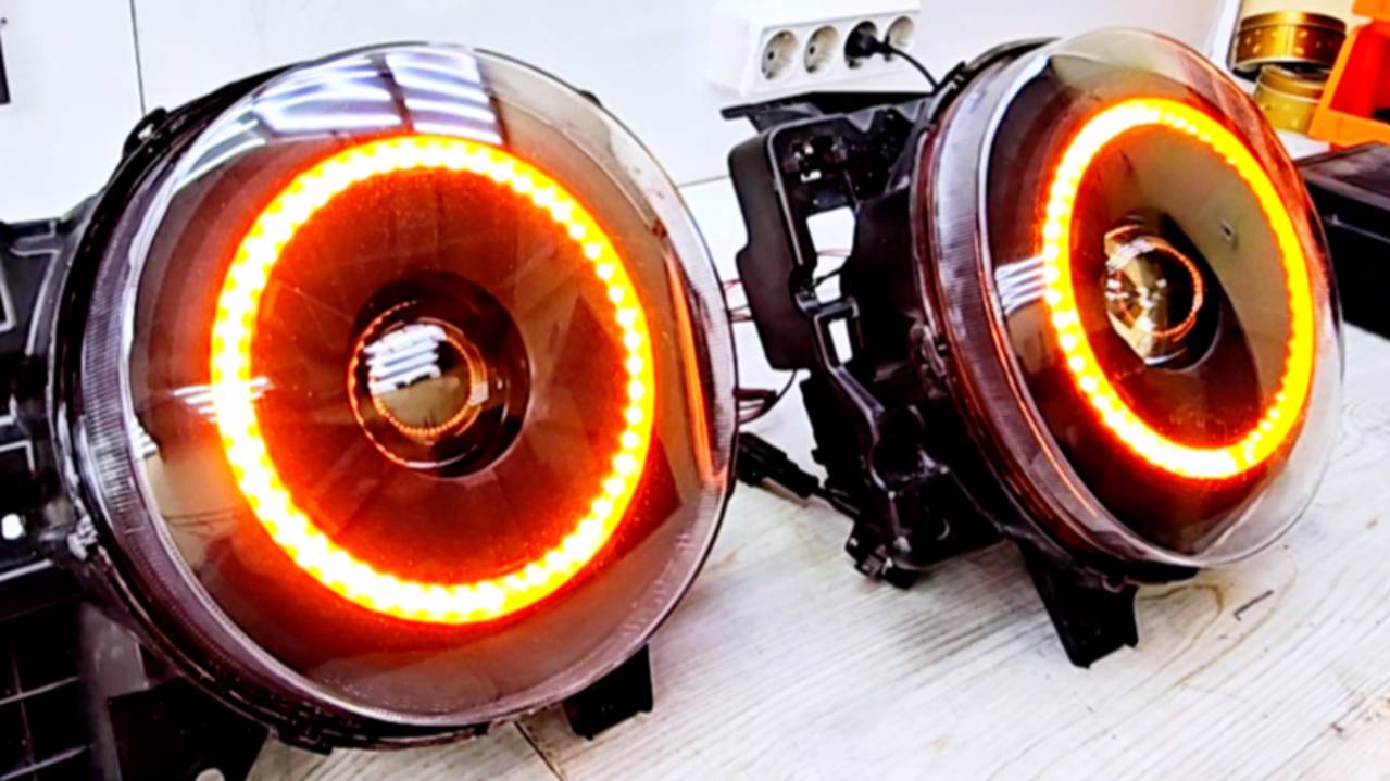 Toyota FJ Cruiser модернизация света фар