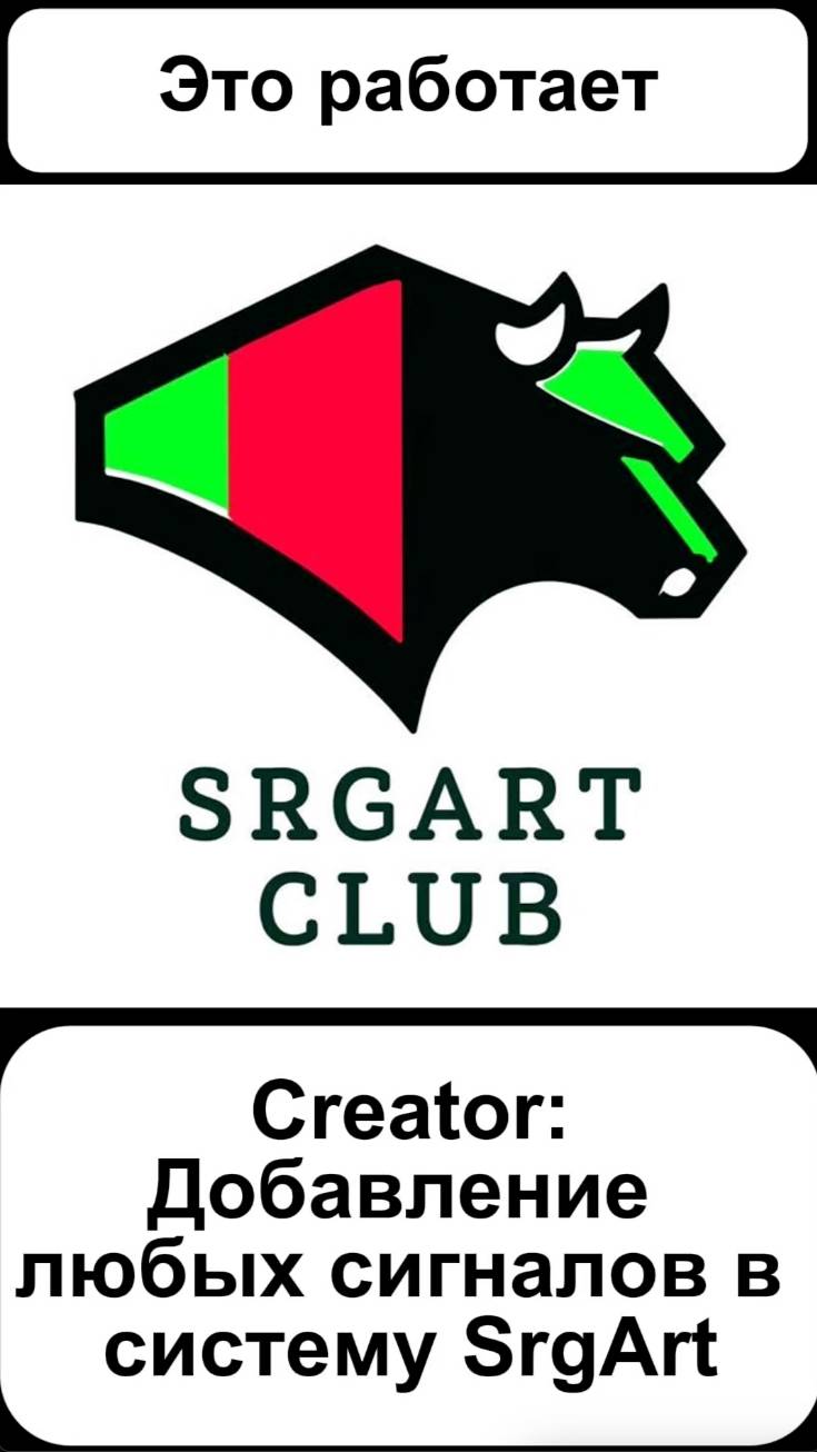 Добавление любых сигналов в систему SrgArt #btc #crypto #trading #indicators #tradingview