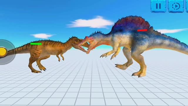 СПИНОЗАВР ПРОТИВ КАРХАРОДОНТОЗАВРА - Animal Revolt Battle Simulator