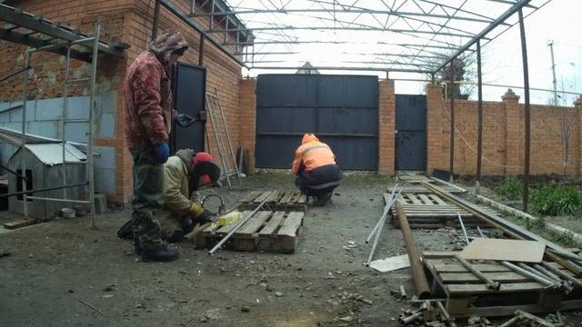 Навес из поликарбоната №5