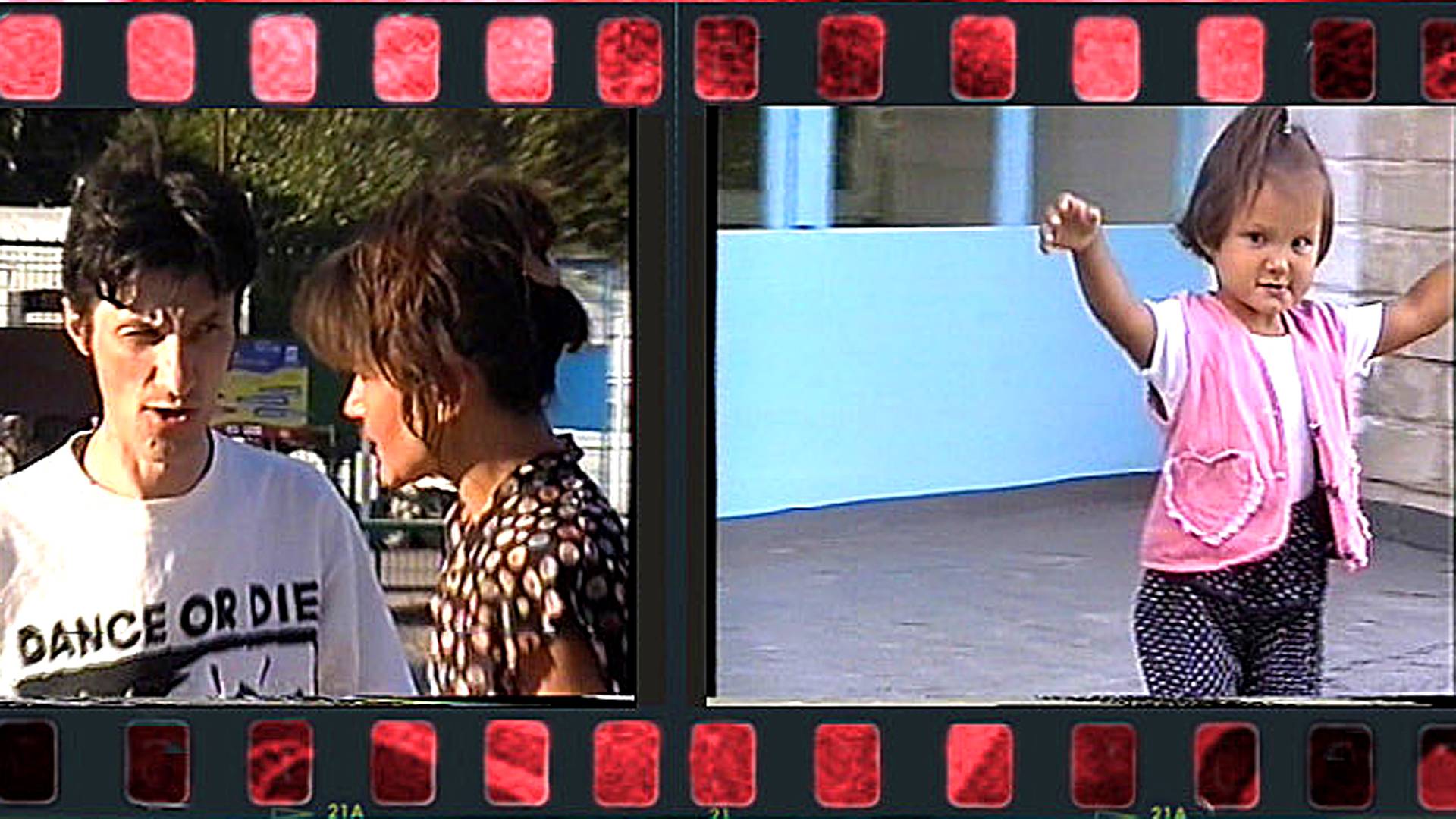 1999. СЕМЬЯ ЧЕРНЕЦКИХ – МАЛЕНЬКАЯ СОНЯ, РЛ И КИШ (Бердянск, август 1999) [AI HD]