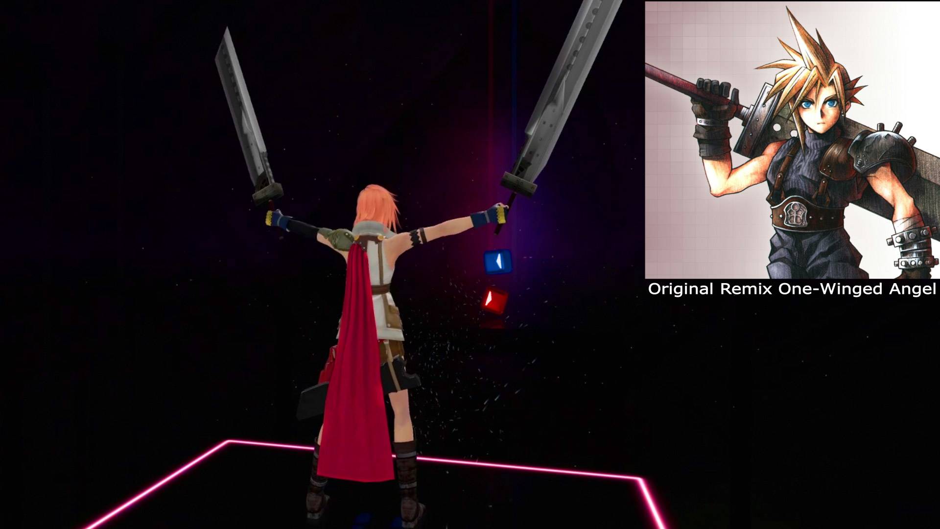 FFVII OST - original Remix One-Winged Angel in BEAT SABER [EXPERT]