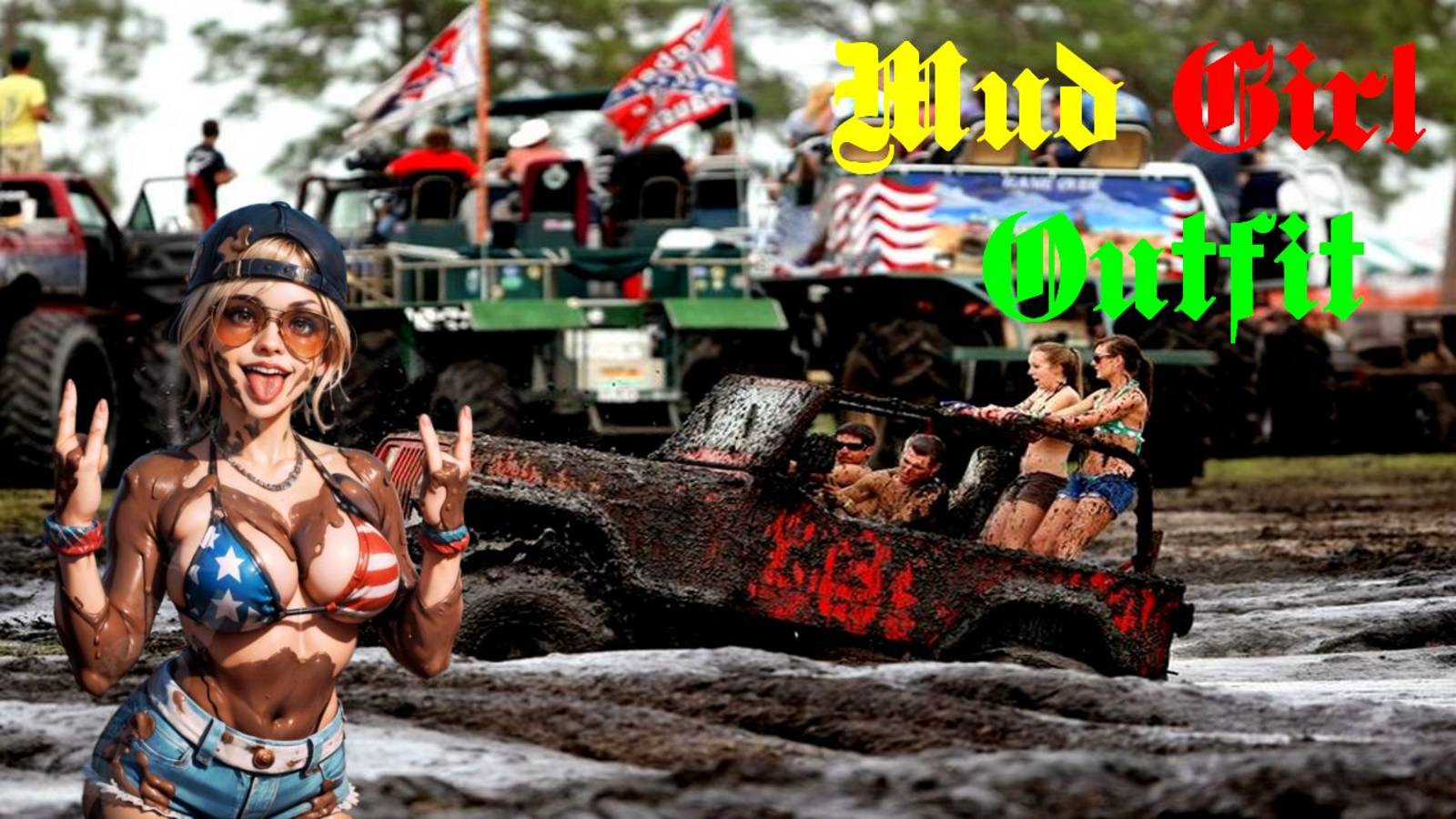 Gta Online 🐷 Костюм Грязнули 🐽 Mud Girl Outfit