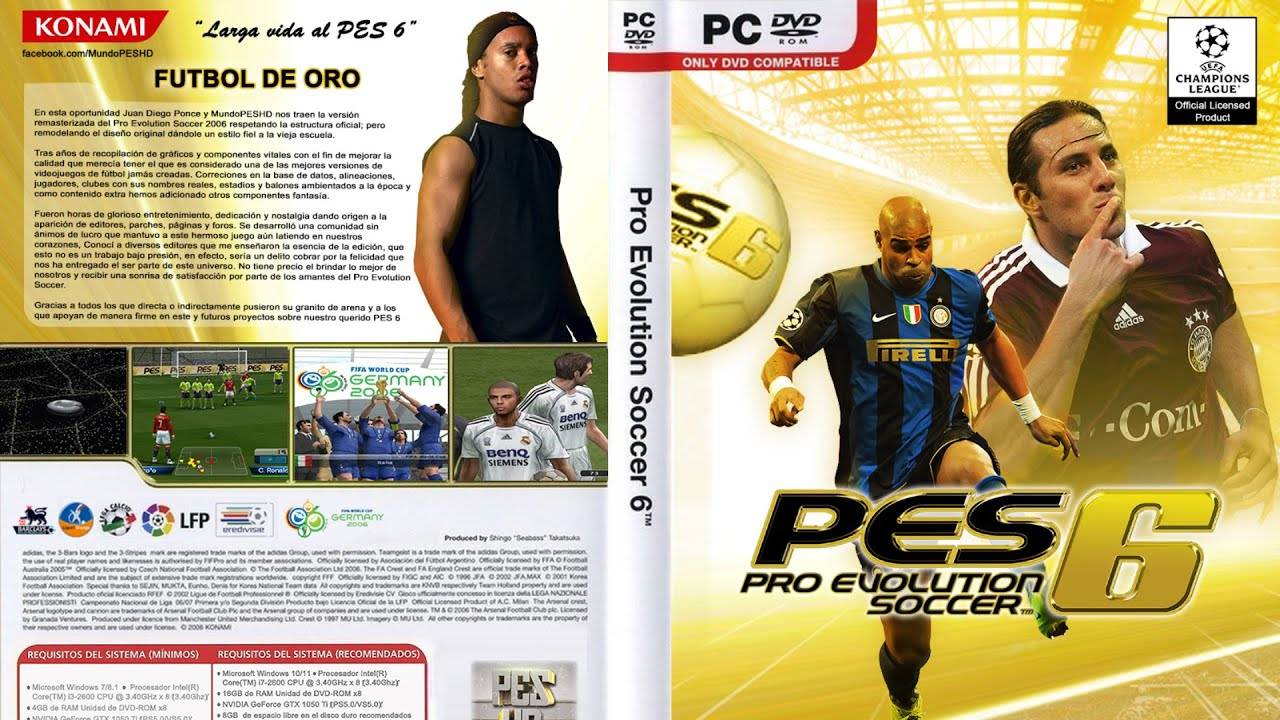 🎮 профессиональная эволюция футбола 2006 pro evolution soccer 2006 🎮