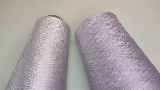 1. Пряжа. Вязание с одной бобины в 3,5,7 нитей. МК Веточка лилии.