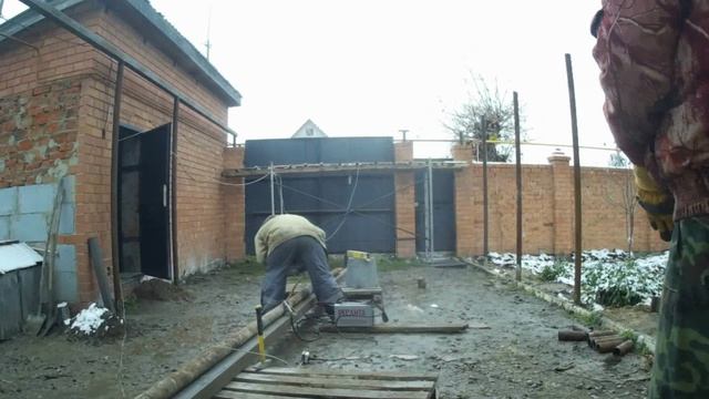 Навес из поликарбоната №2