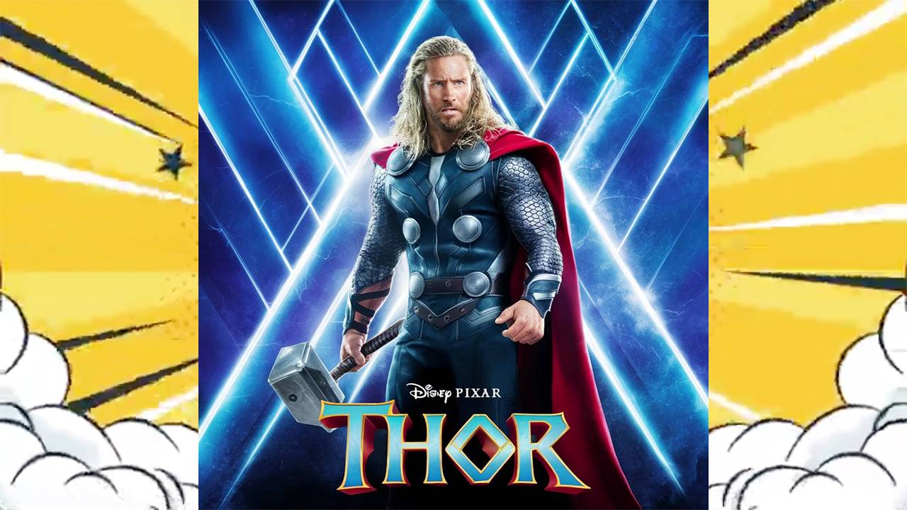 AI Disney Pixar Posters - AI is so wild  Thor