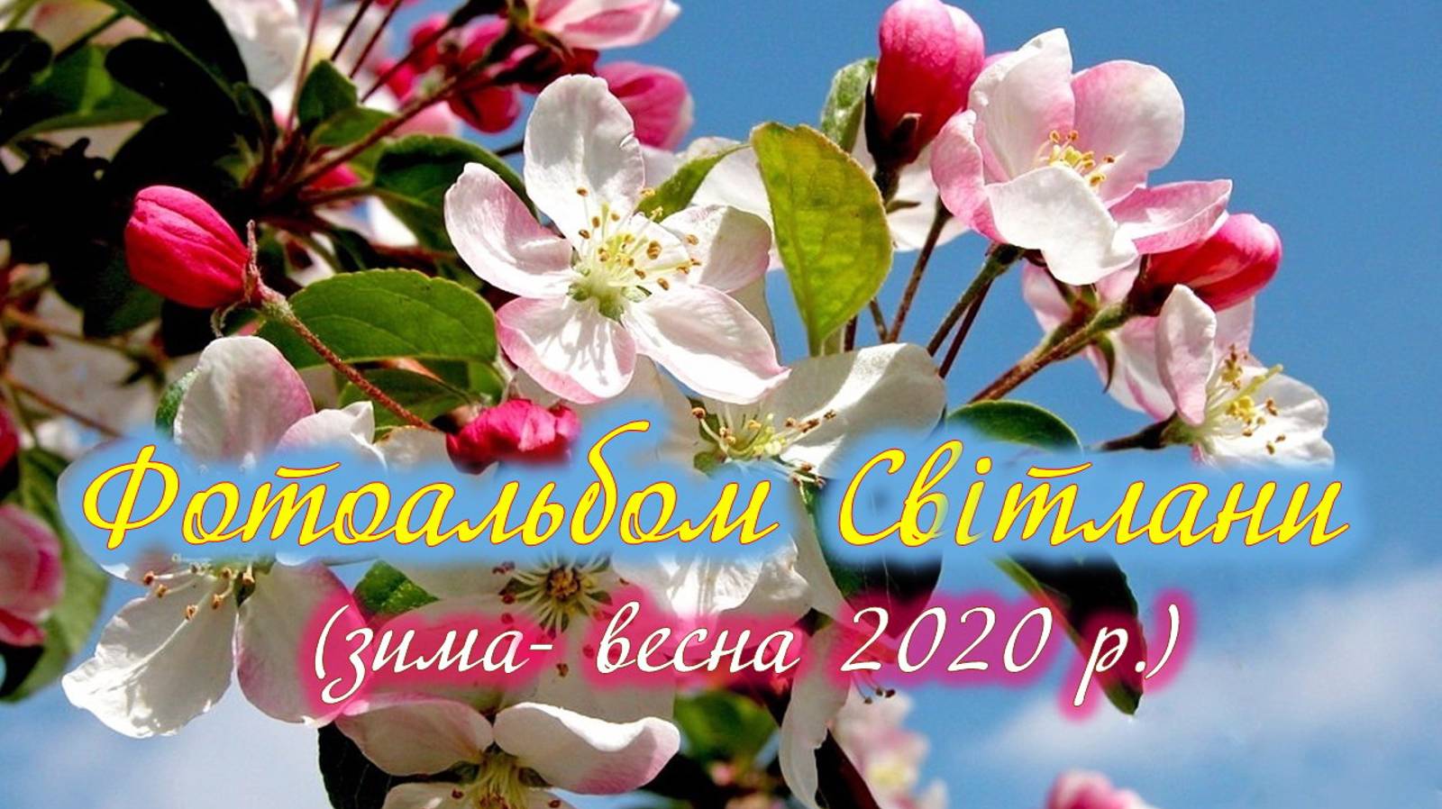💕 Фотоальбом Светланы -- зима-весна 2020 г..
