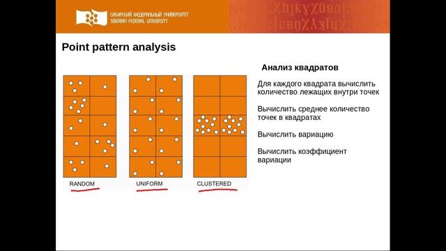 6-13 Статистики пространственных данных, анализ квадратов (6 мин)