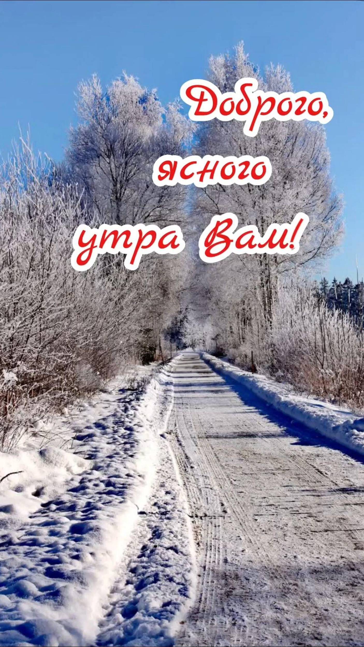 ❄️ С добрым утром!