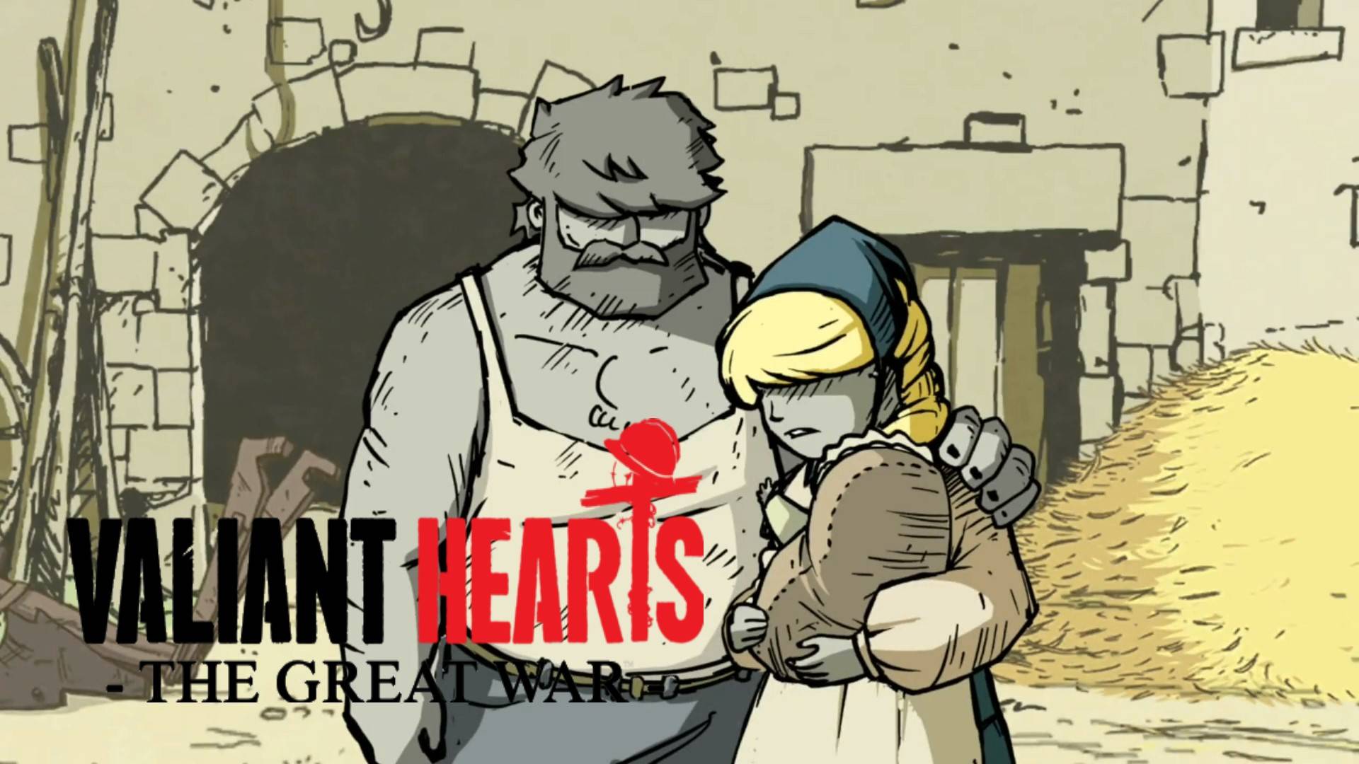 Игрофильм+Минимум Геймплея Valiant Hearts: The Great War.