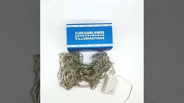 Светодиодная гирлянда занавес HOME PRO (144LED, 1,5х1,5м) синий