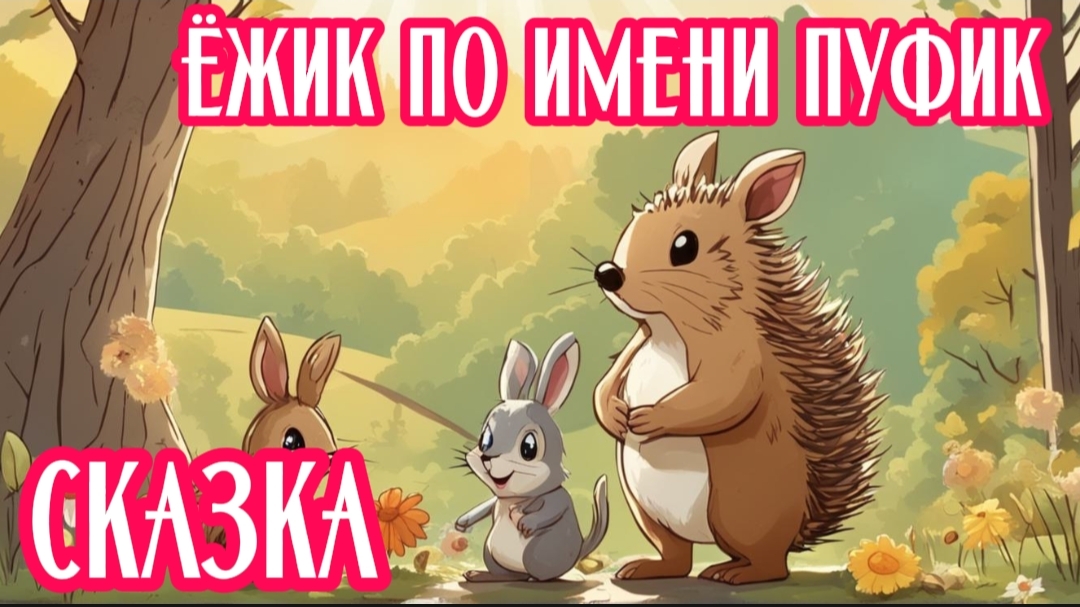 ДЕТСКАЯ СКАЗКА | ЁЖИК ПО ИМЕНИ ПУФИК | СКАЗКА ДЛЯ ДЕТЕЙ