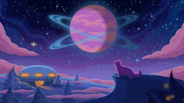 Purrple Cat - Далекие миры II | видео для ТВ 4К