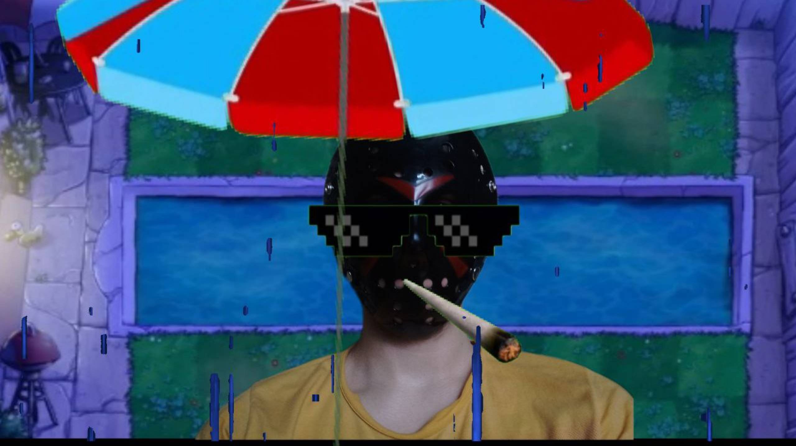 Что-то начинается дождь. #8 растения против зомби: завершение режима. 🌴🌱🆚🧟🌧☔