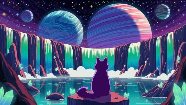 Приятная музыка для дома: Purrple Cat - Далекие миры 4 | видео для ТВ 4К